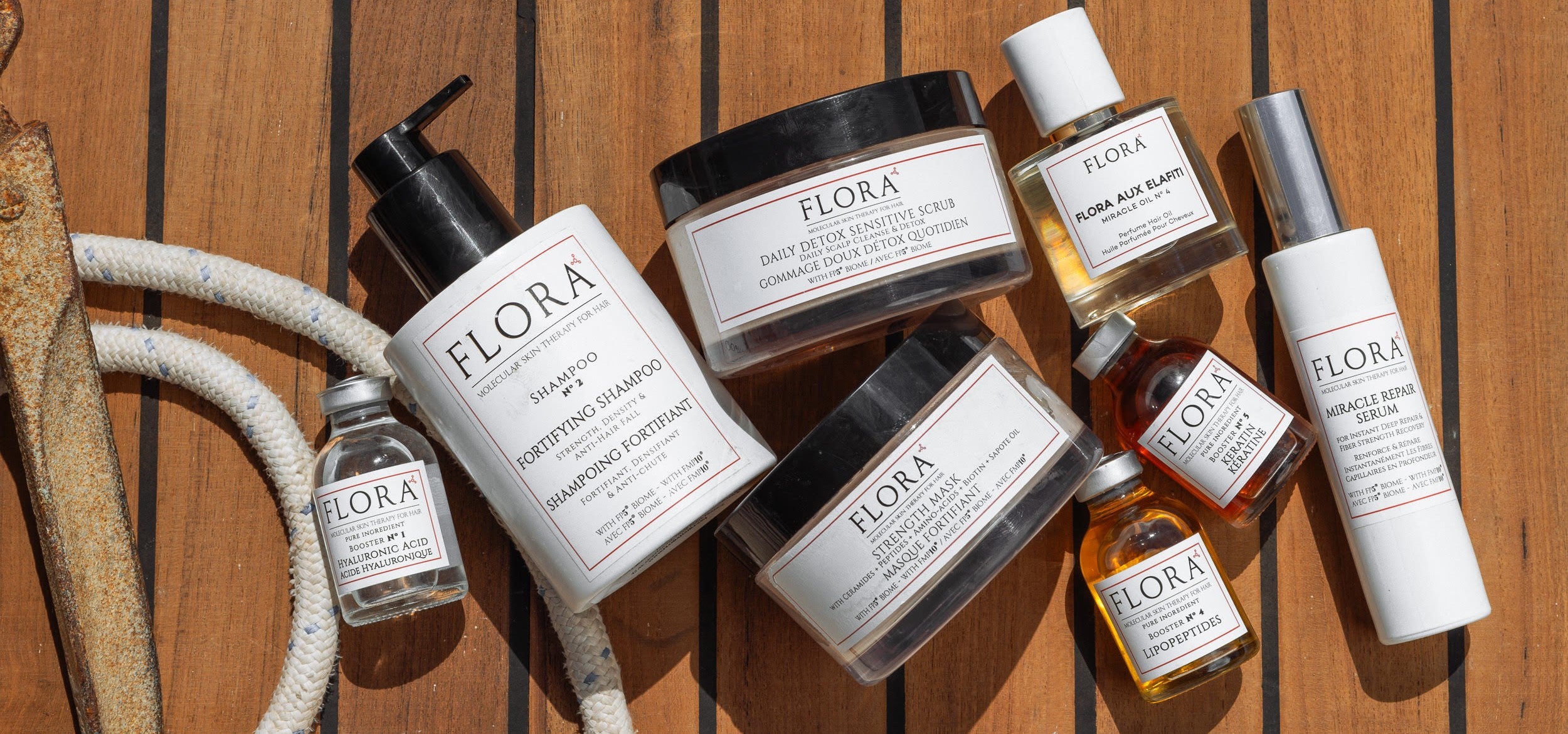 Soin moléculaire du cheveux - Flora Lab Paris